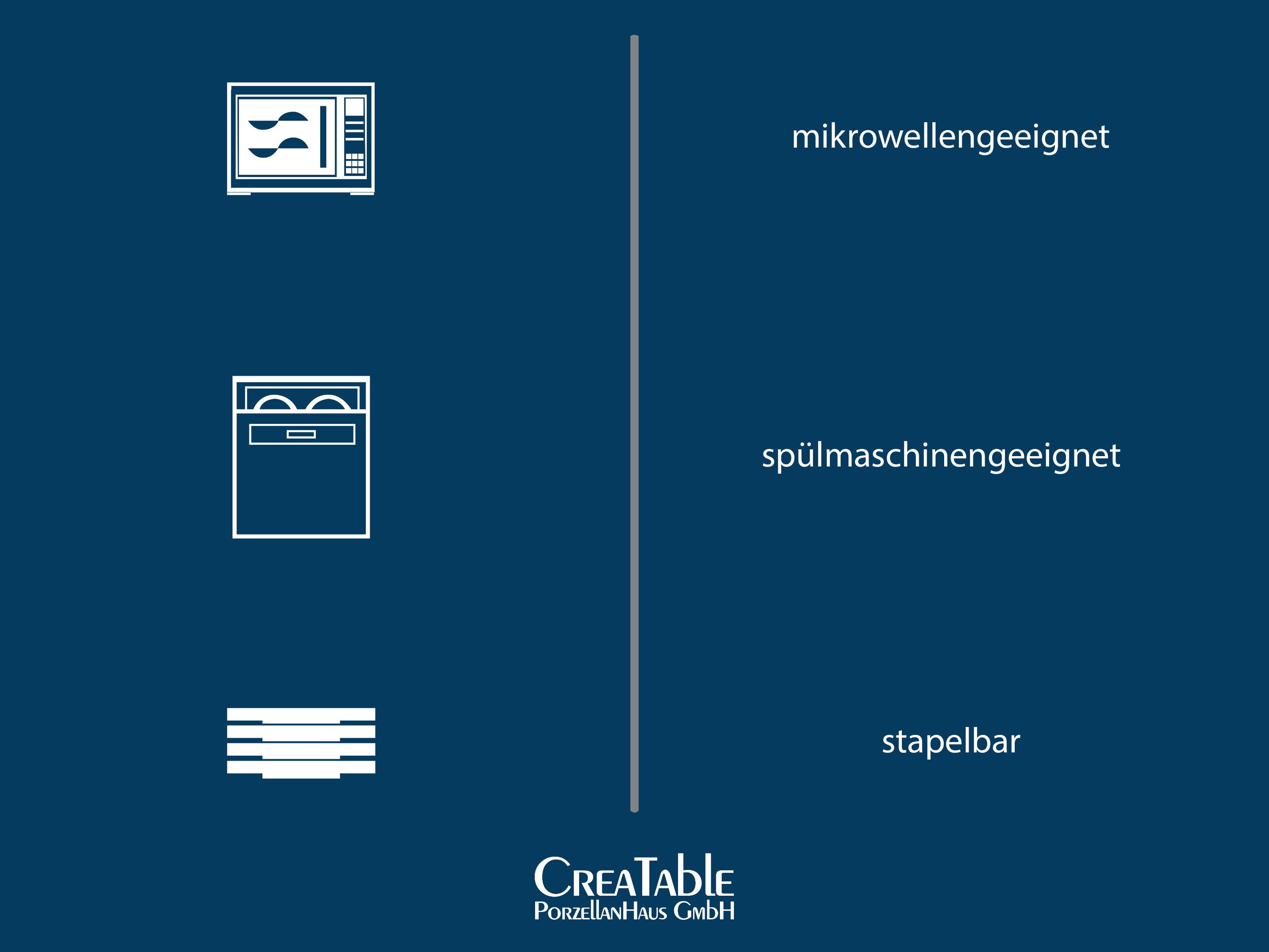 Creatable Tasse Cascade Steinzeug Qualitätsproduktion