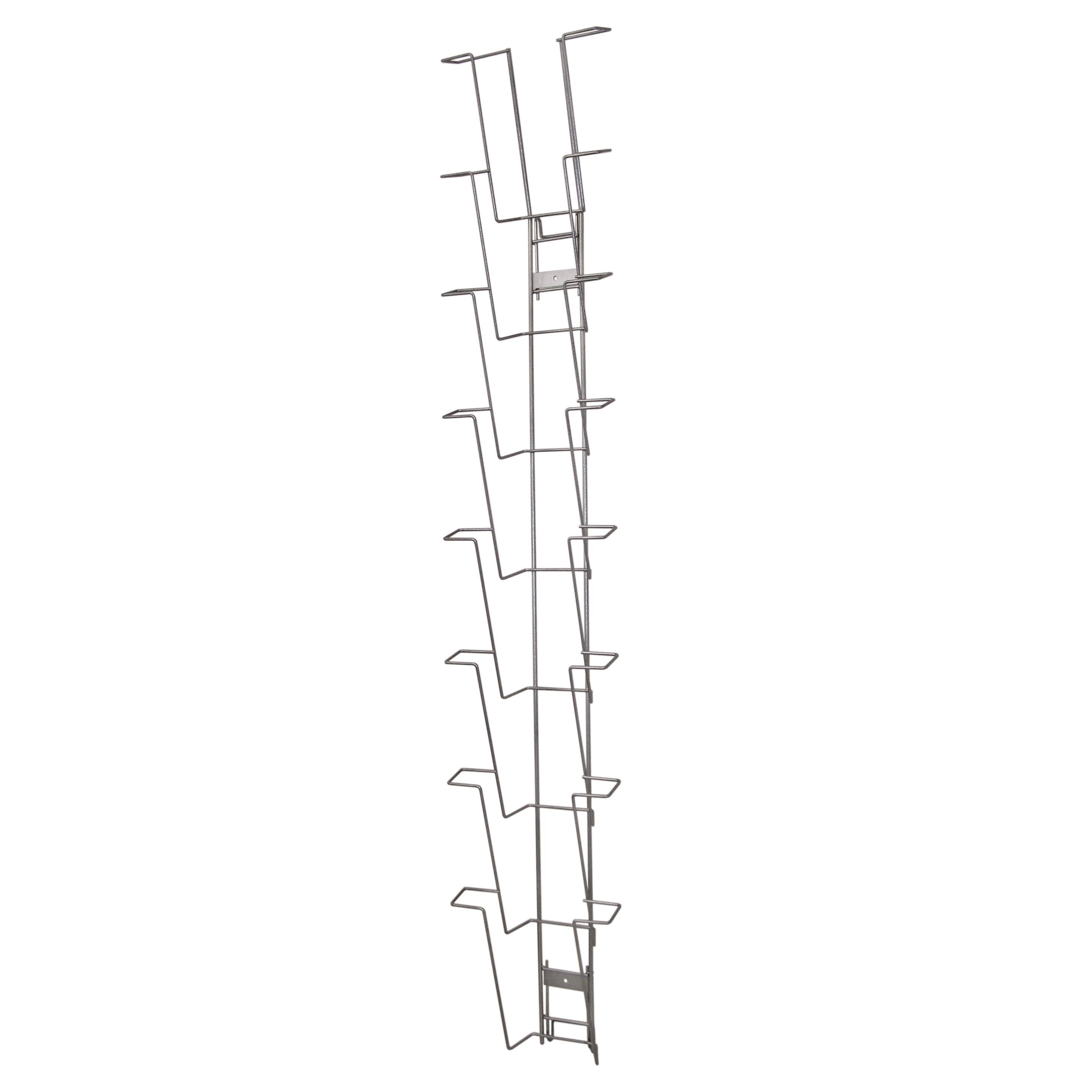 GERSO Wandhalter Wandhalter mit 8 Fächern für Format A4
