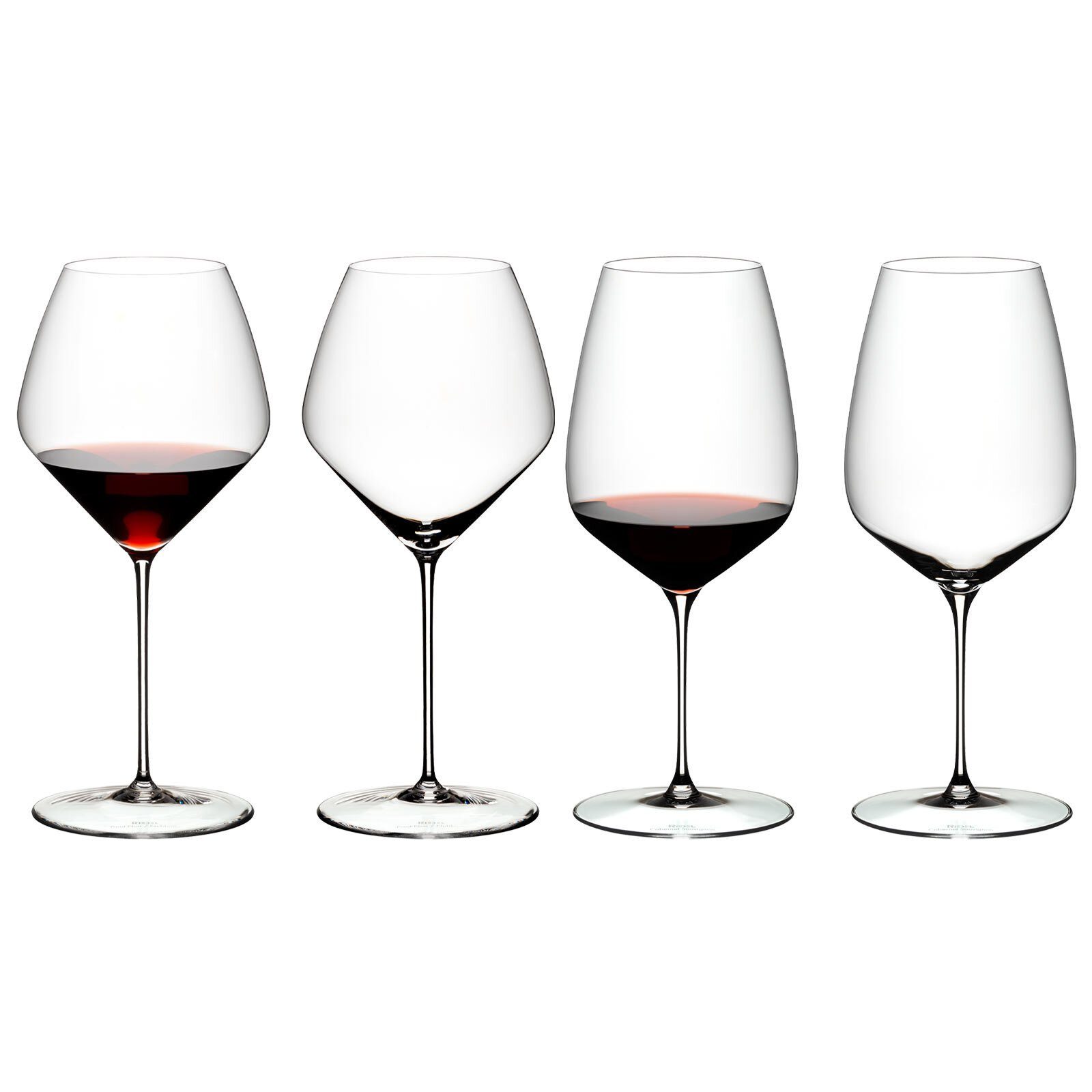 RIEDEL Glas Rotweinglas Veloce Rotweingläser 4er Set, Glas