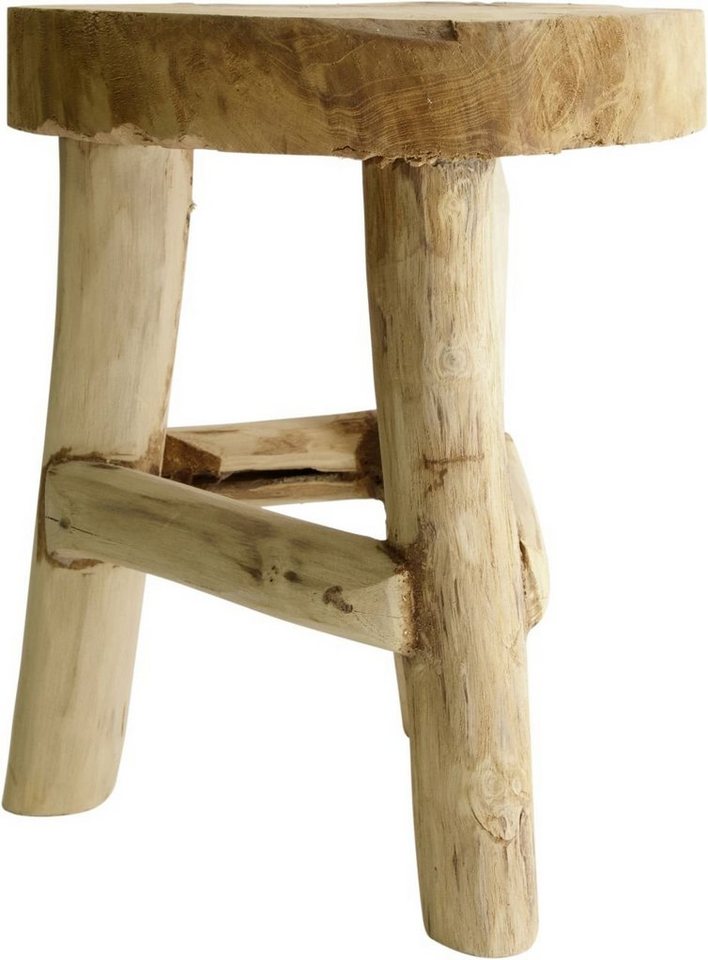 Dijk Dekofigur Dijk Hocker Teakholz Ø 24 X 30 Cm