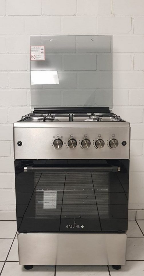 Gasline Gas Standherd Mit Gasbackofen Mit Thermostat 60cm Breit