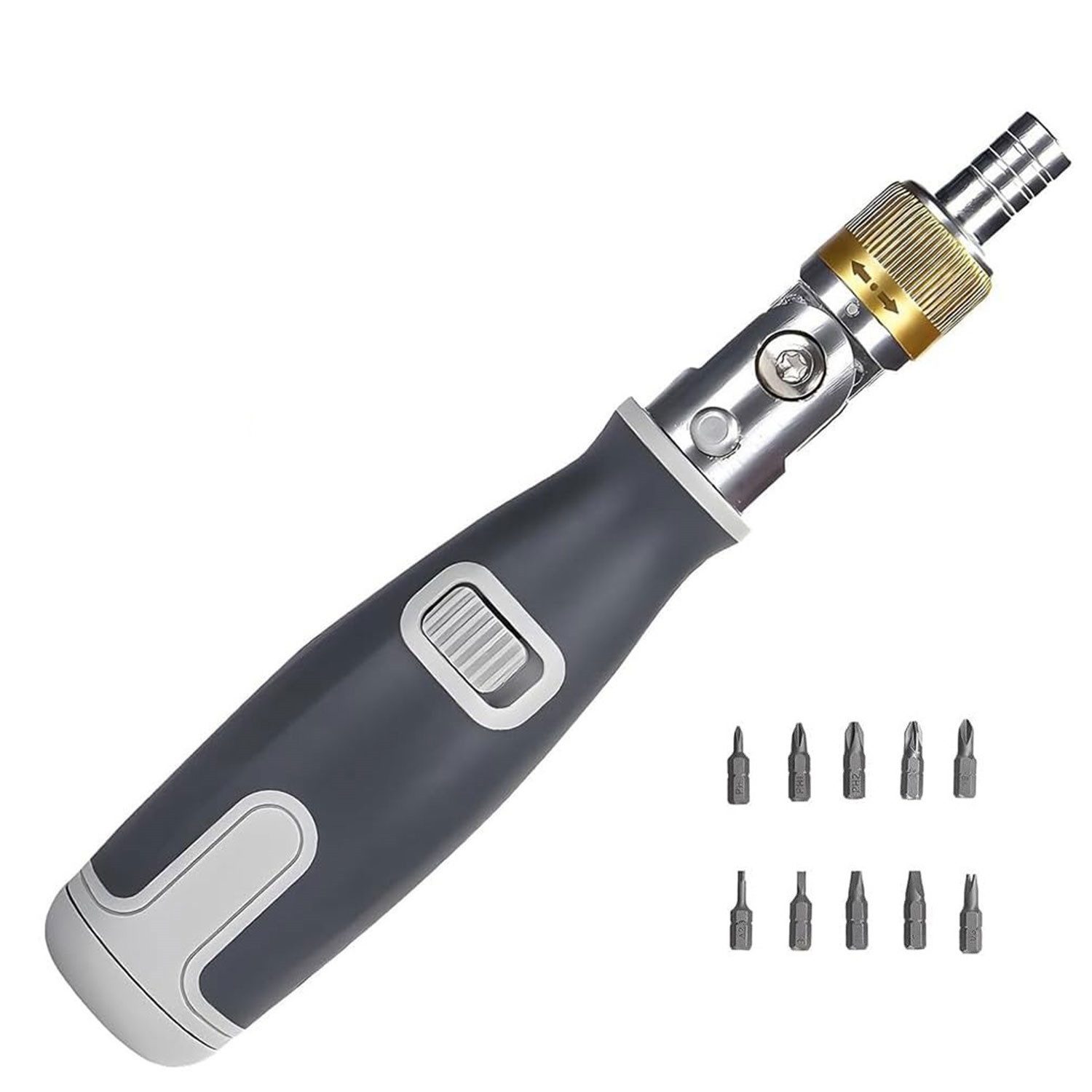 Refttenw Schraubendreher 10-In-1 Ratschen Schraubendreher Schraubendreher-Set mit Bitsatz, S2 ...