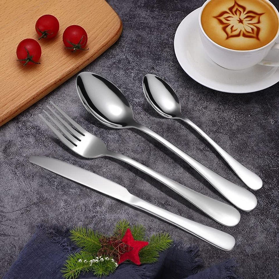 Keenzo Besteck Set 24teiliges Besteckset Mit Messer Gabel Löffel