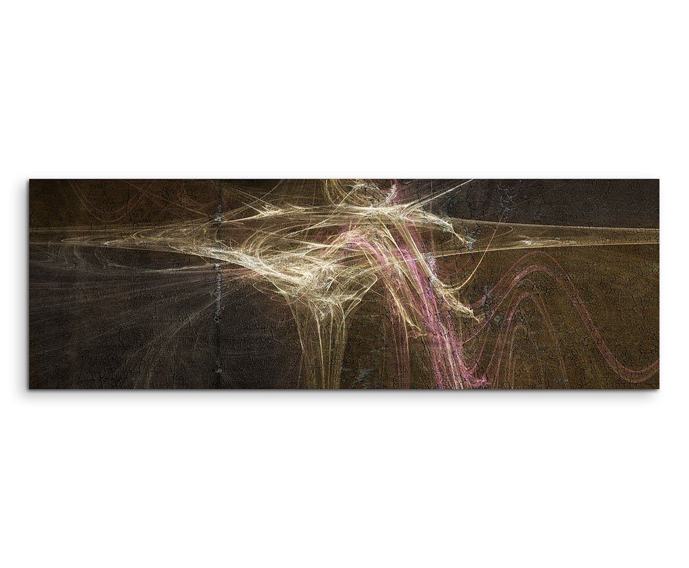 Sinus Art Leinwandbild Abstraktes Panoramabild 1054 150x50cm