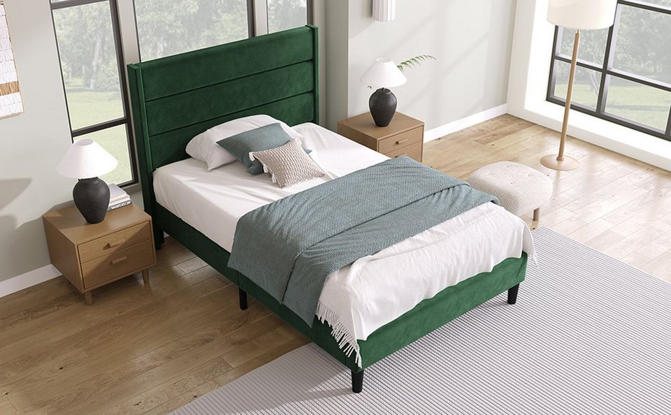 Blingbin Einzelbett Polsterbett Jugendbett Bettgestell Mit Lattenrost