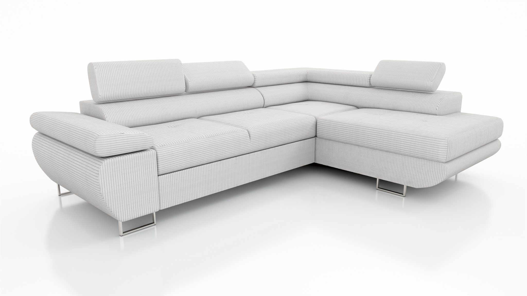Fun Möbel Ecksofa Ecksofa Sofa ELON in Stoff Scala mit Schlaffunktion ...