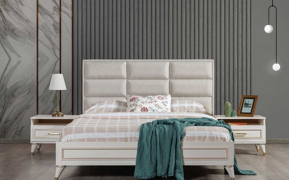 Jvmoebel Schlafzimmer Set Moderne Schlafzimmer Garnitur Bett 2x Holz