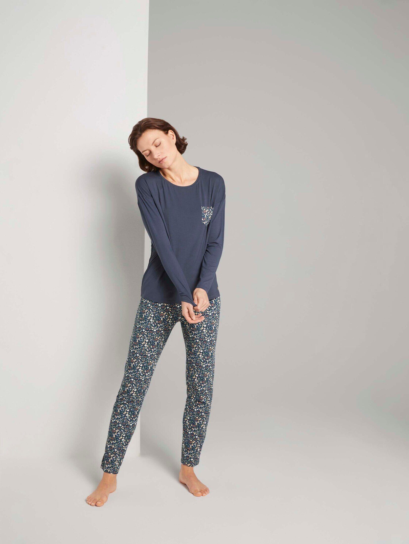 Tom Tailor Pyjama Pyjama Set Mit Blumen