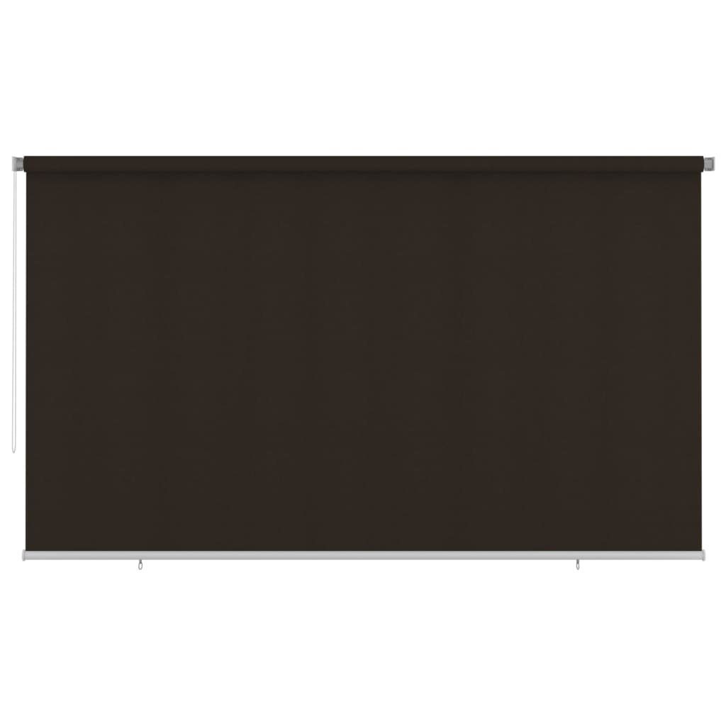 Rollo Außenrollo 205 (B) x 140 (H) cm Braun HDPE, vidaXL