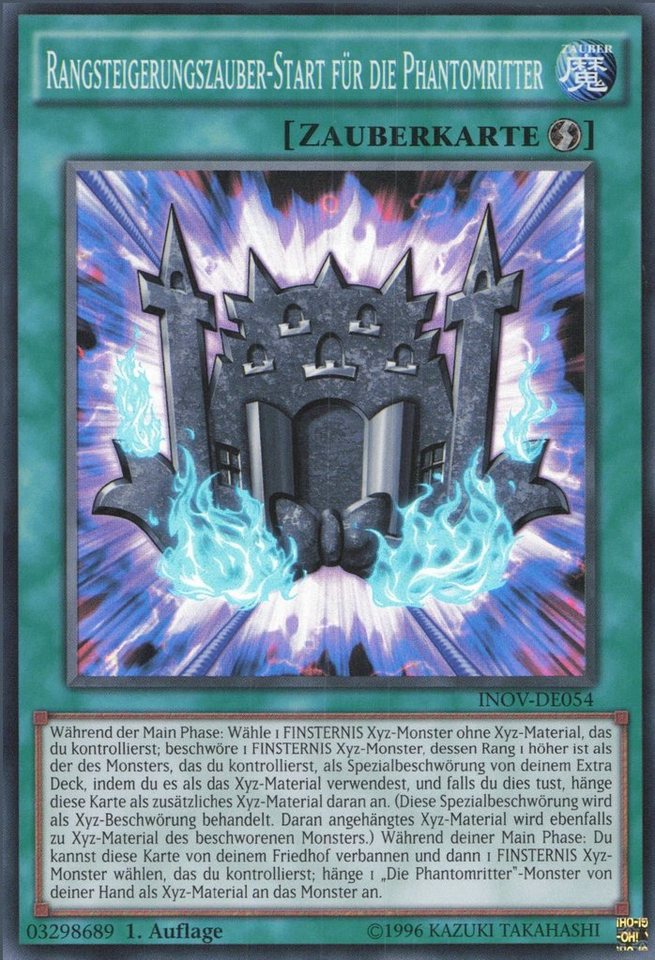 Recollectibles Sammelkarte Yugioh Karte Rangsteigerungszauber Start Für