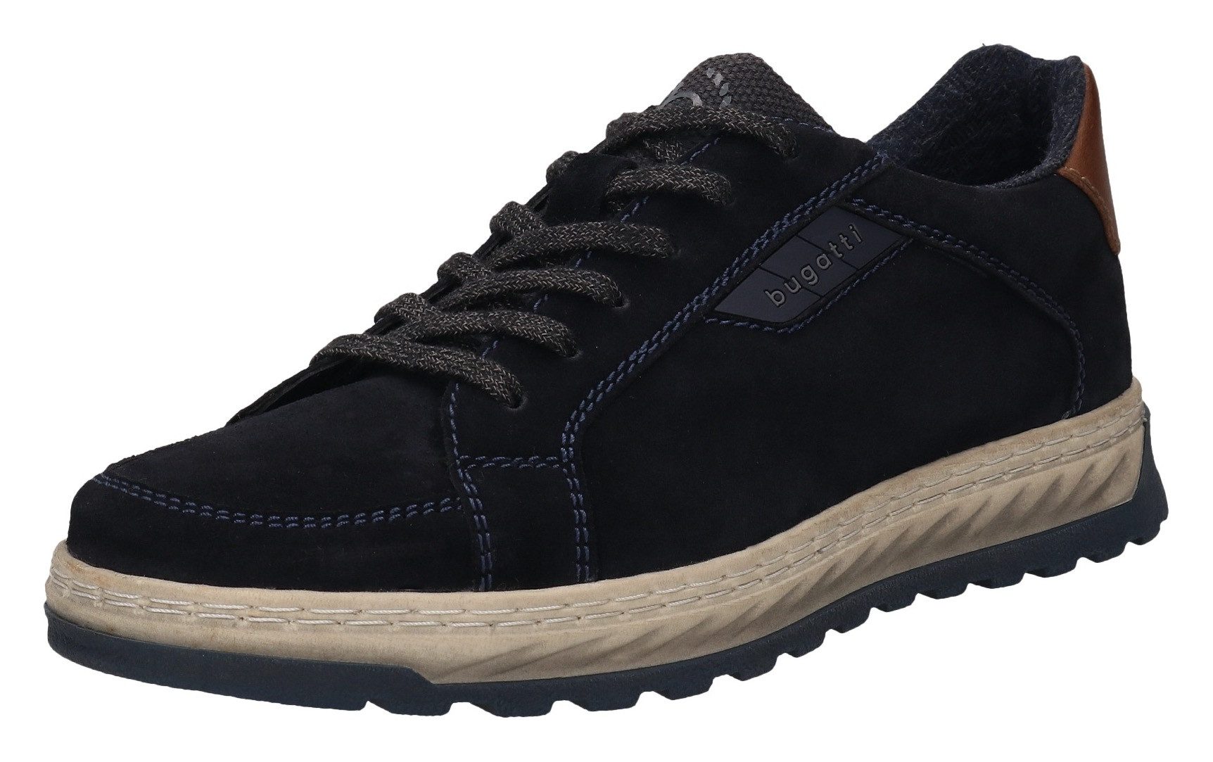 bugatti Schnürschuh Halbschuh, Sneaker, Freizeitschuh mit Profilsohle, Weiche Innensohle aus ...