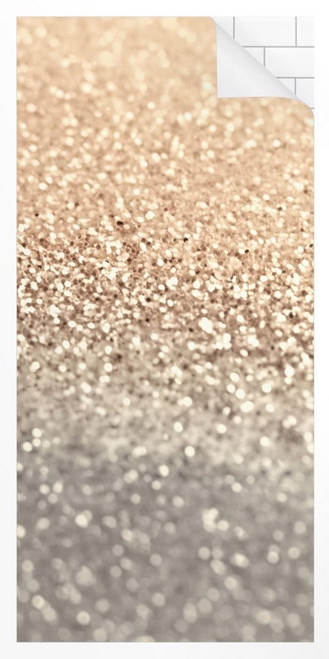Bilderdepot24 Badrückwand Muster Gold Duschrückwand Ohne Bohren Dusche