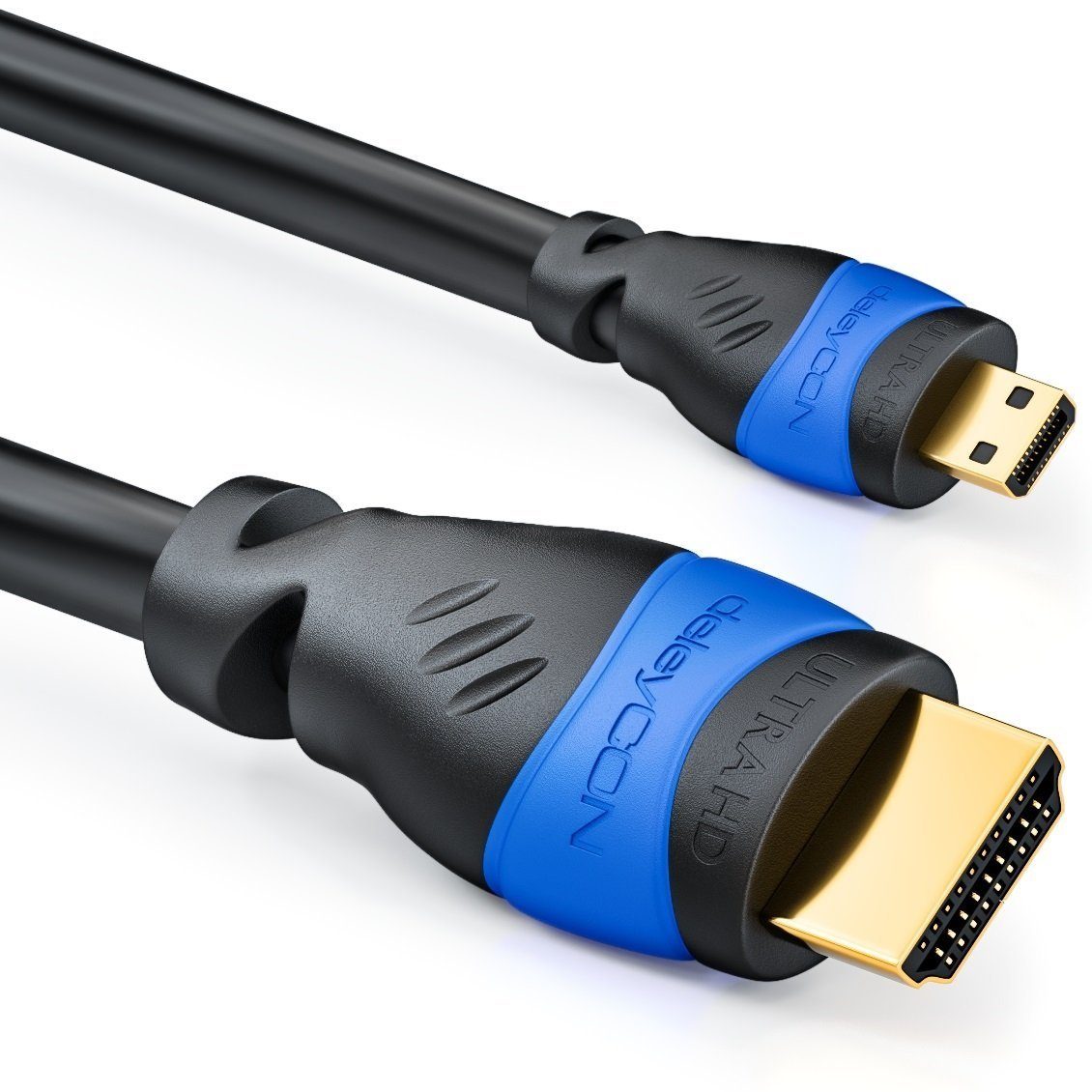 deleyCON microHDMI HQ deleyCON 1,5m HDMI-Kabel