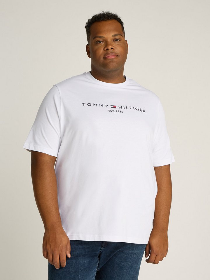Tommy Hilfiger Big And Tall T Shirt Bt Tommy Logo Tee B Tommy Hilfiger