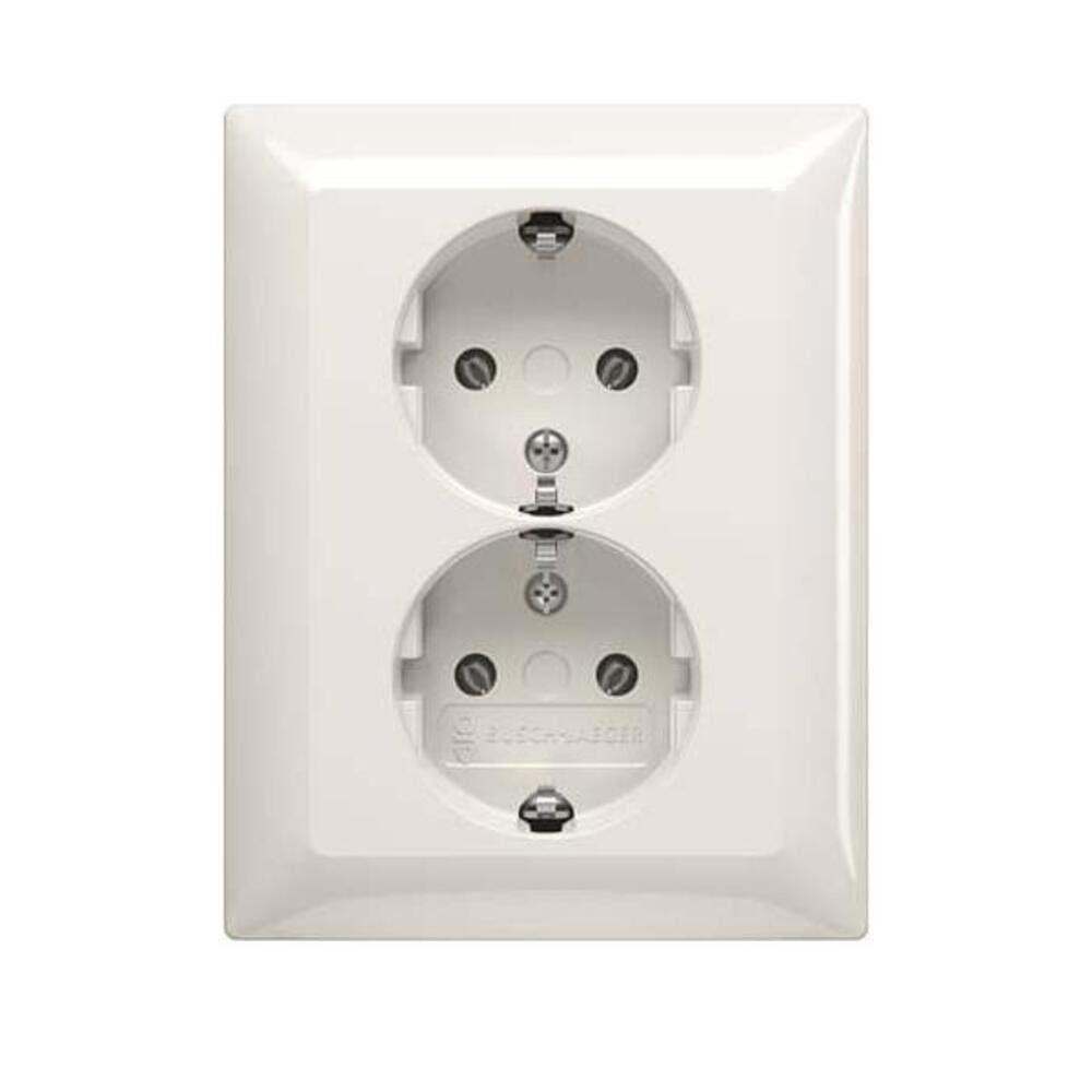 Busch-Jaeger Klemmen Busch-Jaeger SCHUKO-Doppelsteckdose 202 EUJ-914