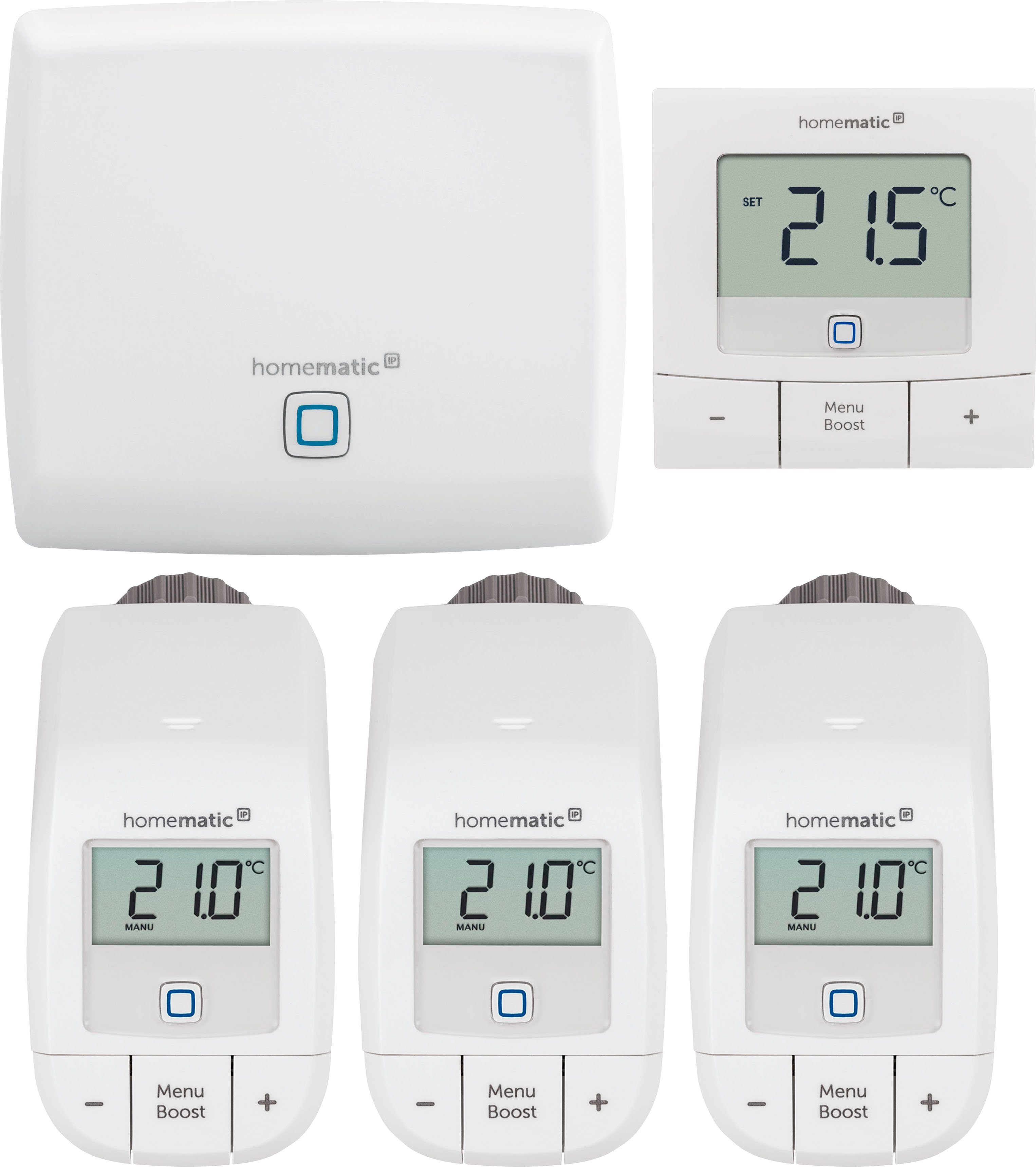 Homematic IP Heizen Basic L (5-tlg) Smart-Home Starter-Set