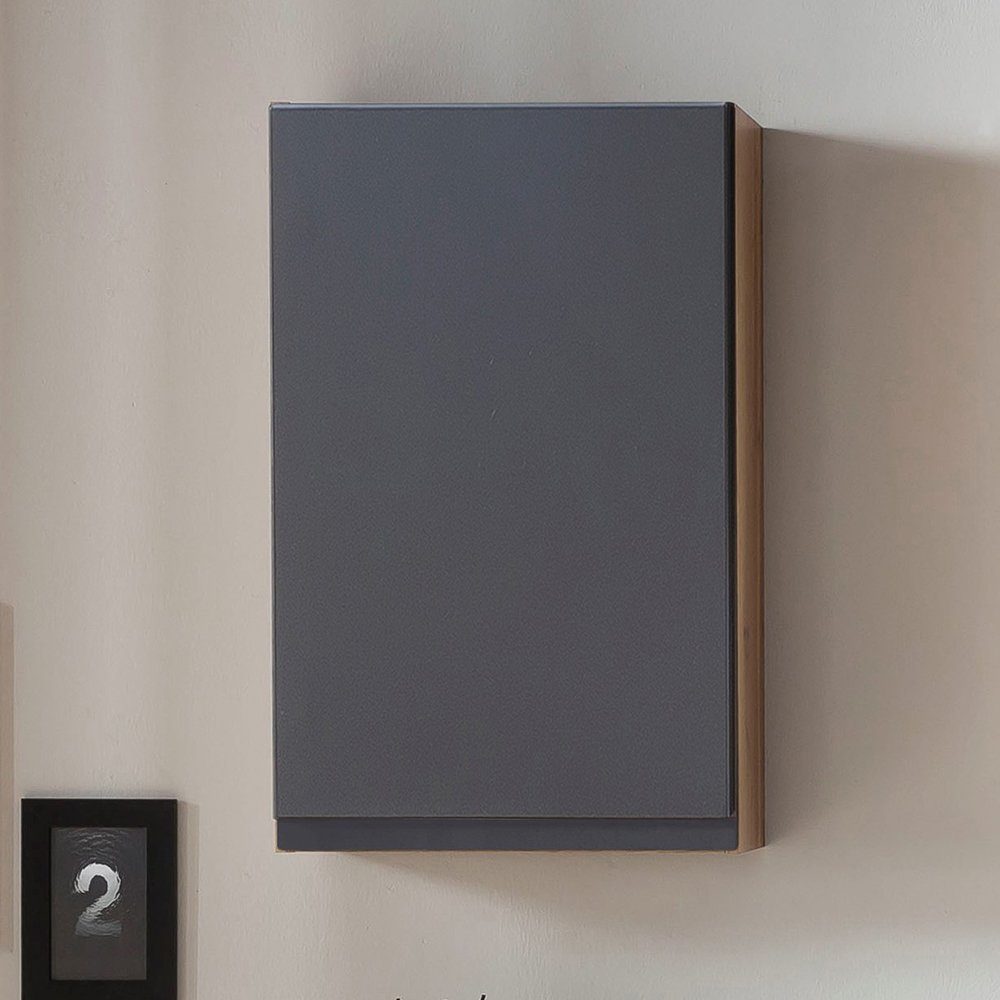 Lomadox Hängeschrank Bad In Wotan Eiche Nb Mit Grau Matt Bht Ca 40