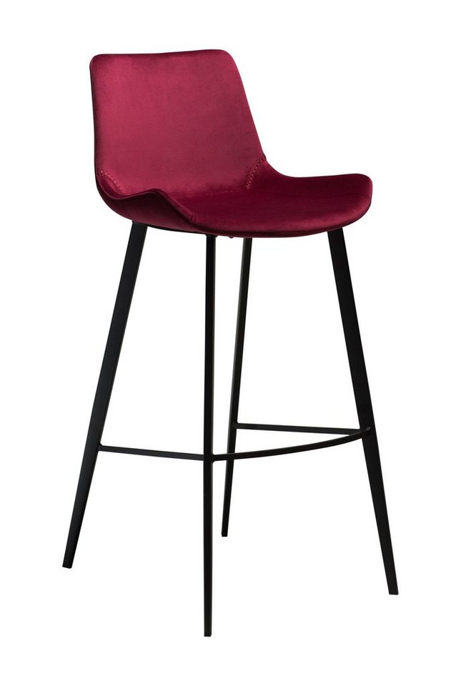 Ebuy24 Barhocker 2er Set Danform Hype Barhocker Deep Ruby Velour S