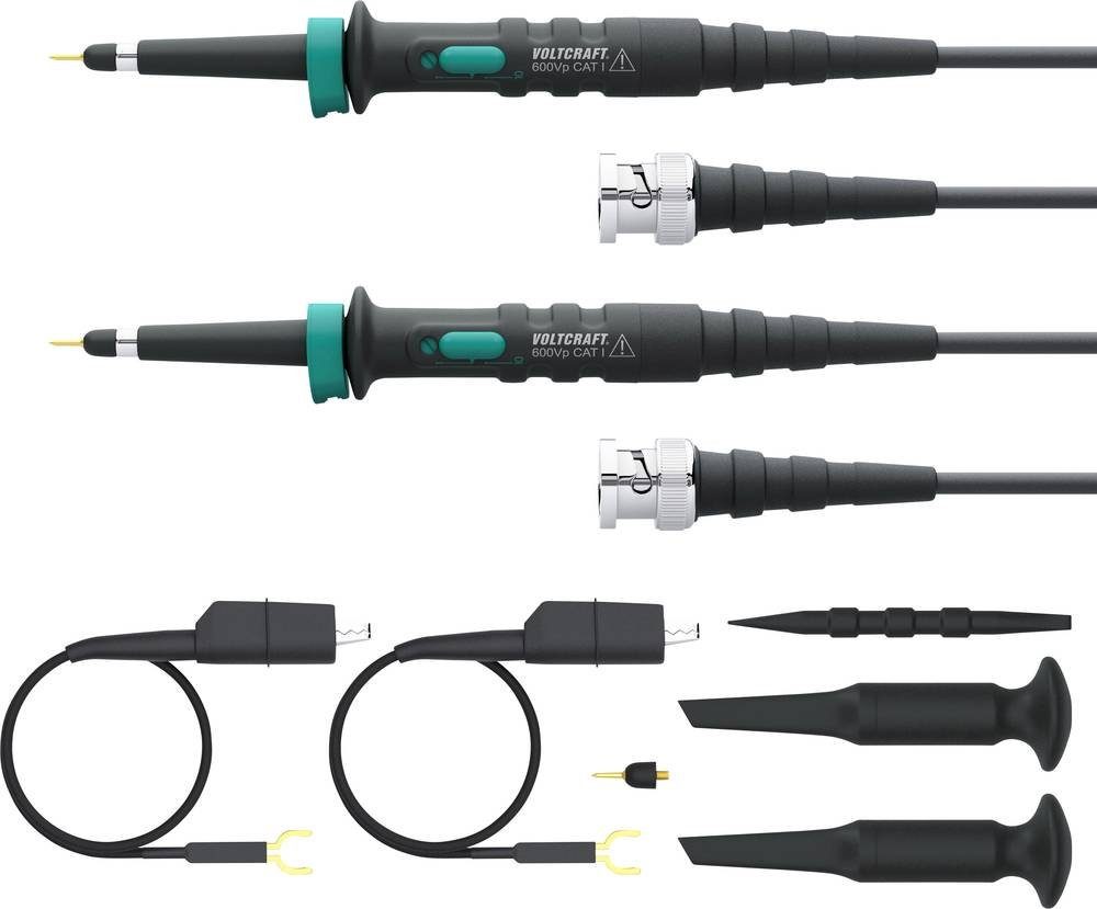 VOLTCRAFT Sensor VOLTCRAFT PP-302 Tastkopf 15 MHz, 150 MHz 1:1, 10:1 400 V, 600 V