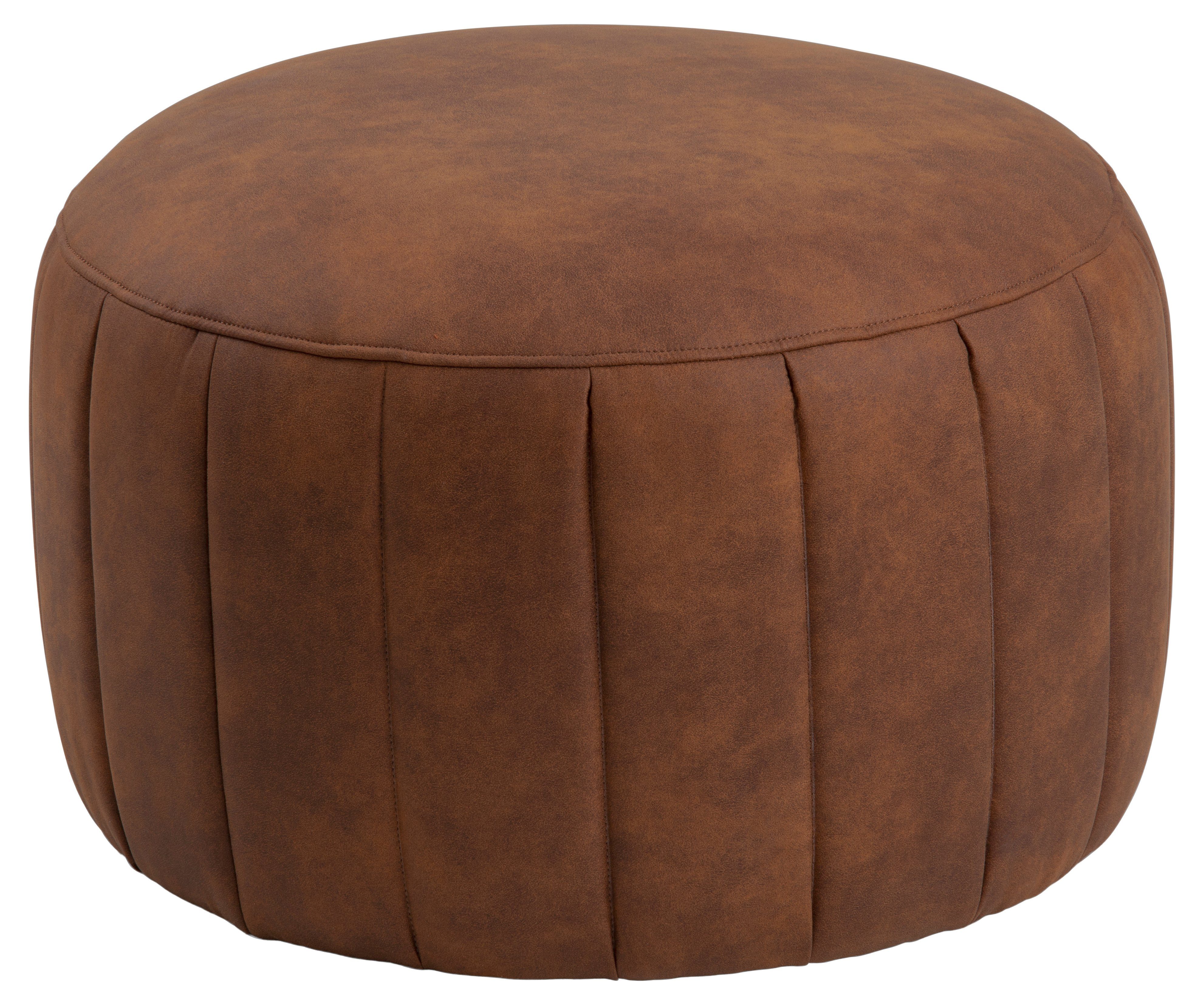 ebuy24 Pouf Dorte P1 Hocker, Pouf braun.