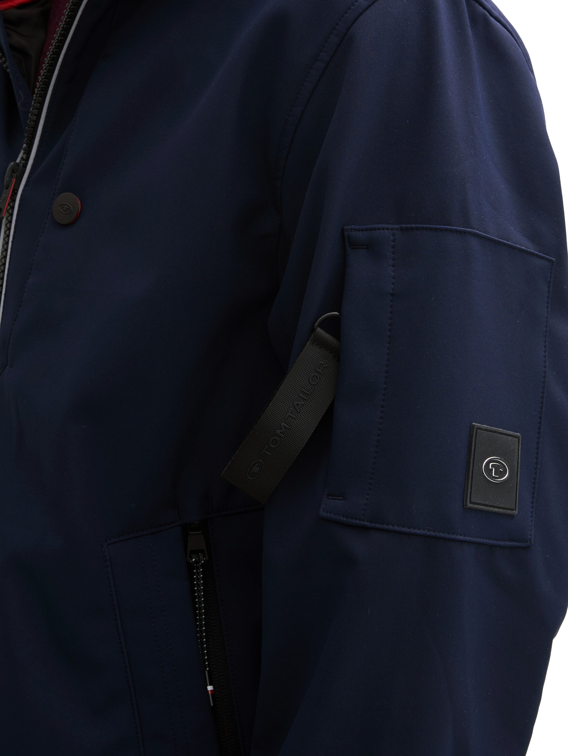 TOM TAILOR Funktionsjacke, 2 Brusttasche mit Druckknopf