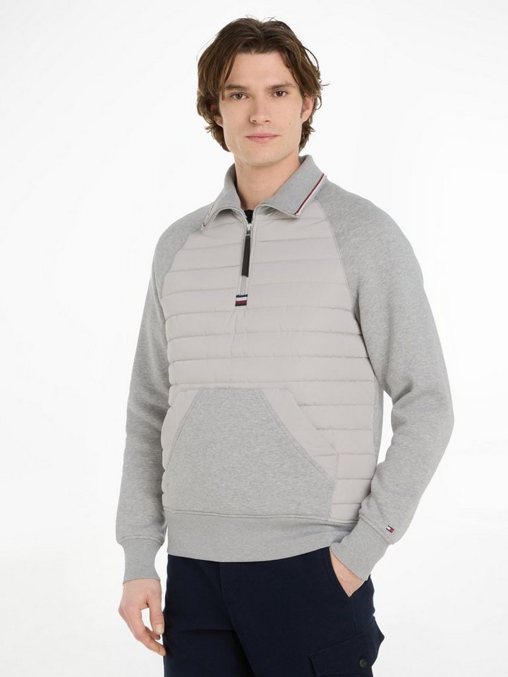 Tommy Hilfiger Sweatshirt Mix Media Half Zip