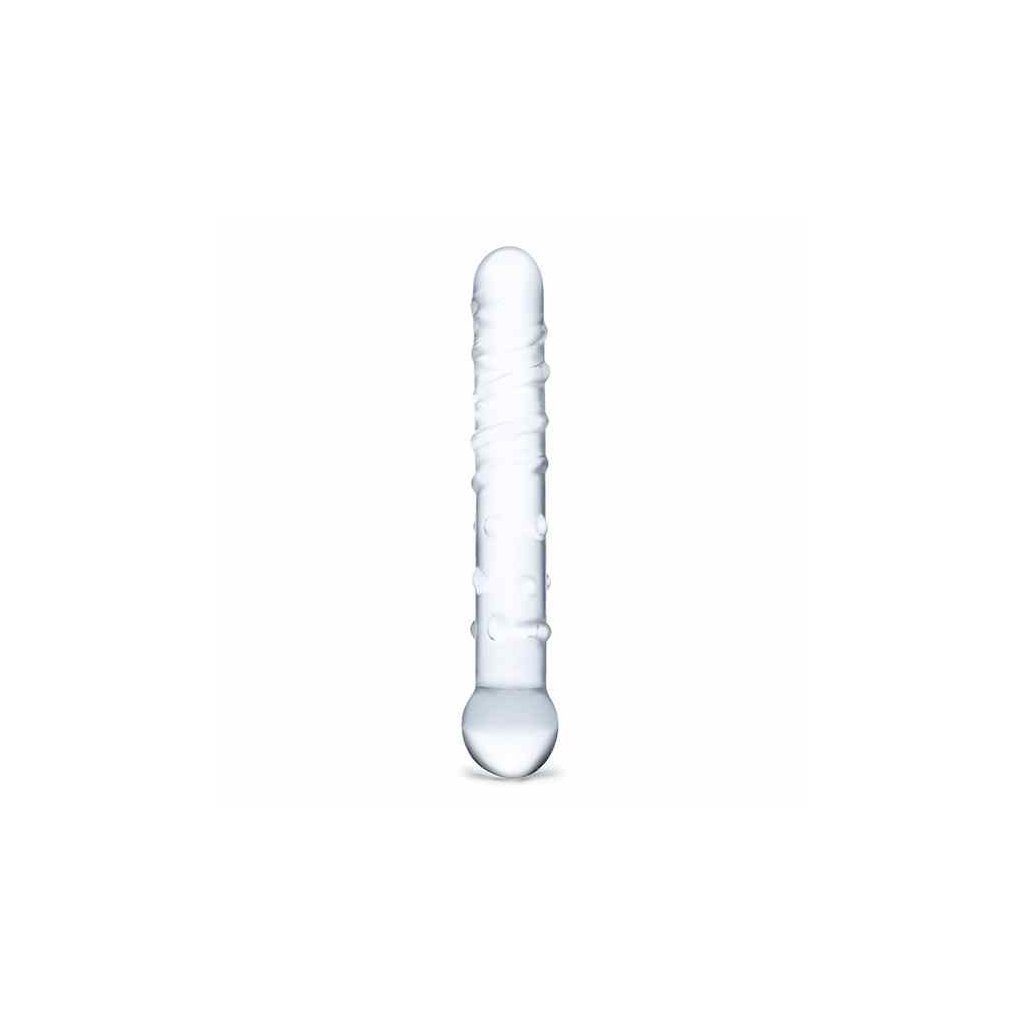 Glas Dildo Glas Callisto Clear Glass Dildo Mit Reizstruktur