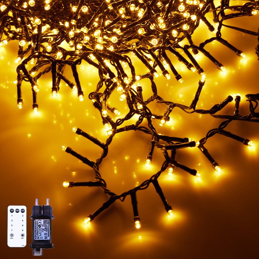 Xersek Led Lichterkette 20m 1000leds Lichterkette Weihnachtsbaum Mit 8