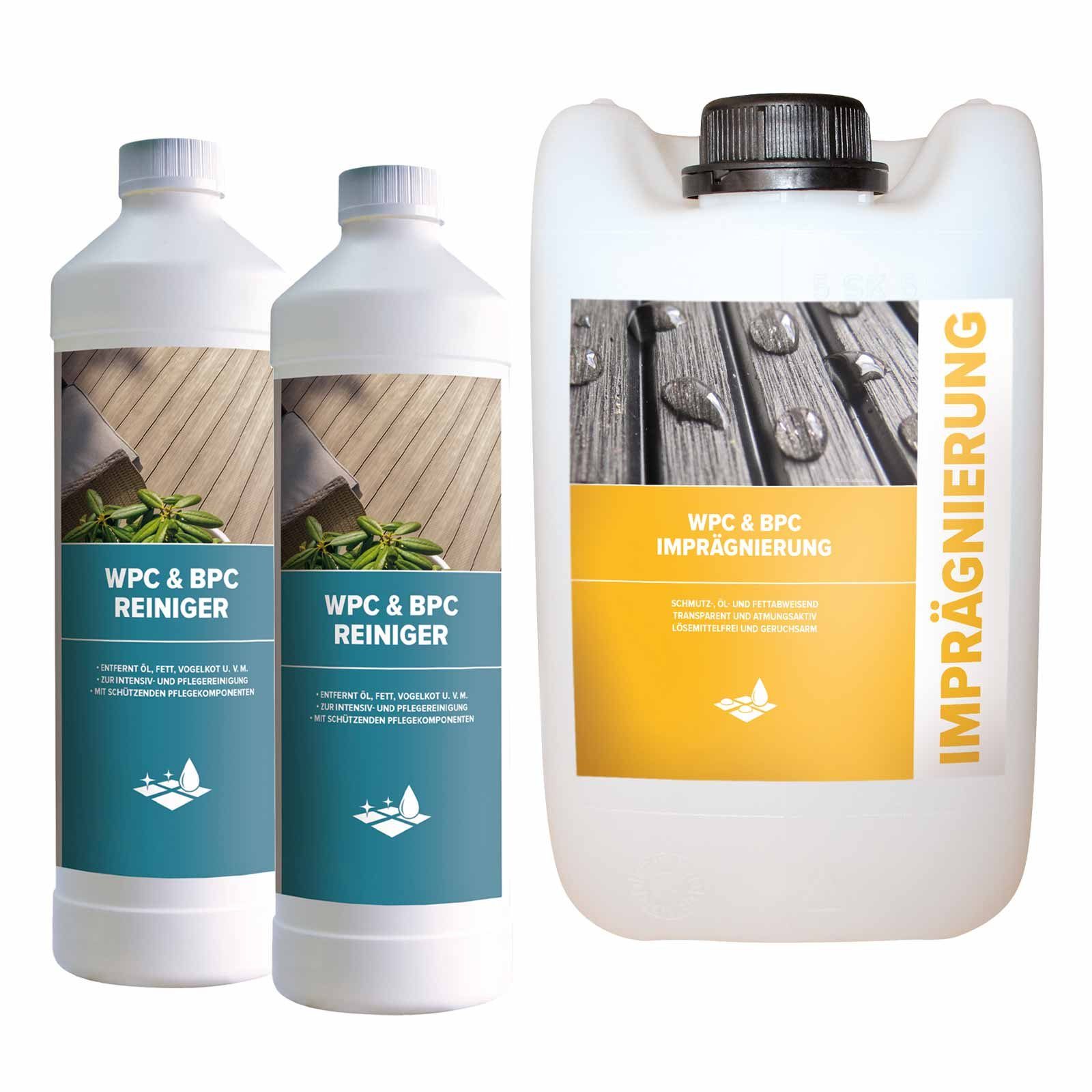 stein-reiniger.de WPC & BPC Reiniger & Imprägnierung Set XL Pflegeset