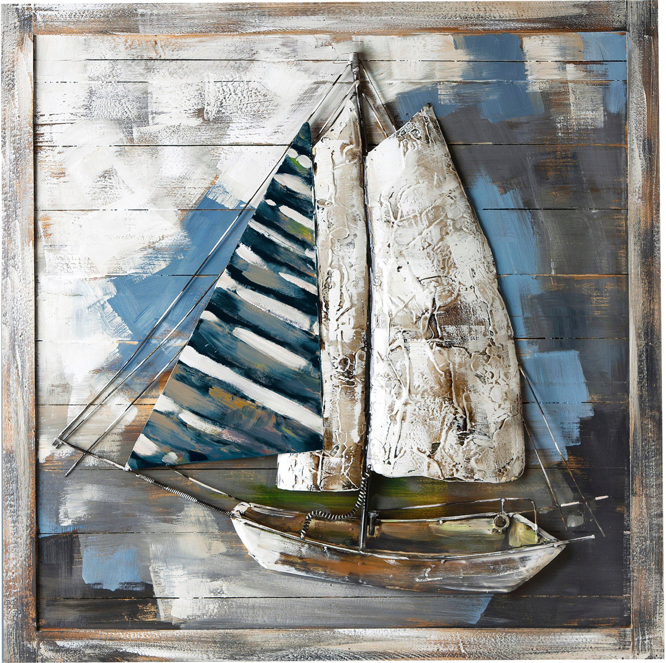 Gilde Gallery Metallbild Kunstobjekt Admiral´s Cup Boote And Schiffe