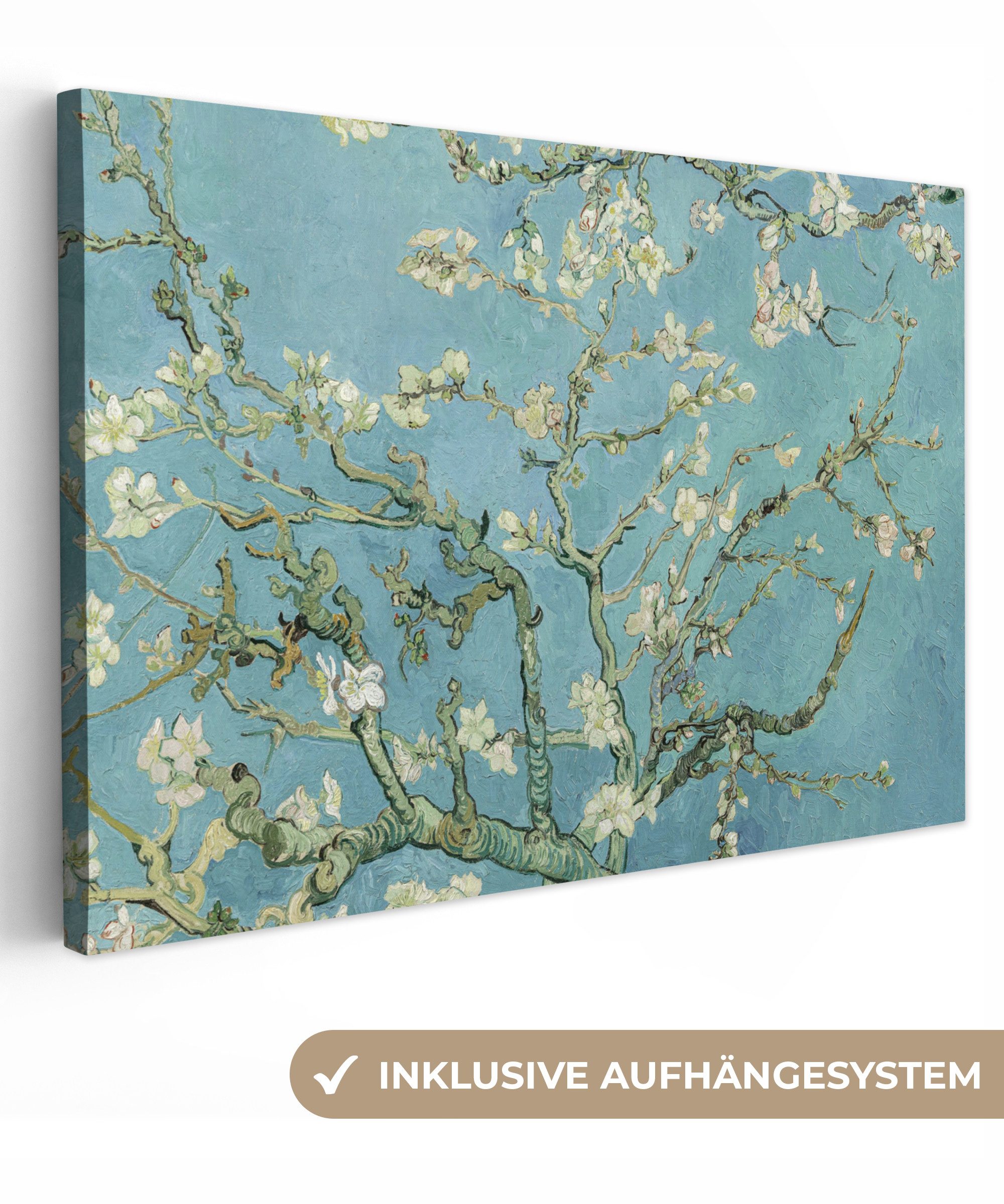 OneMillionCanvasses® Leinwandbild Van Gogh - Mandelblüte - Alte Meister - Kunst - Vintage, Van ...