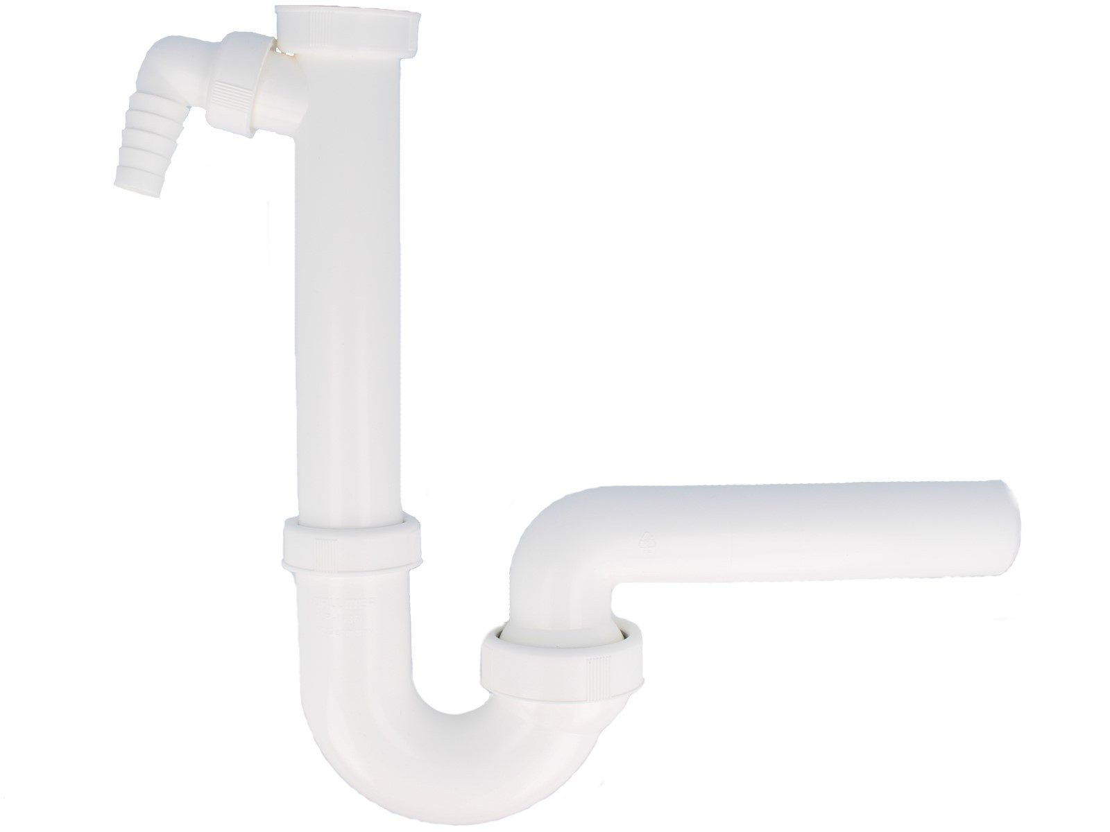 Dallmer Siphon 90° Geräteanschlusstülle mit Kondensatanschluss Ø 8 mm