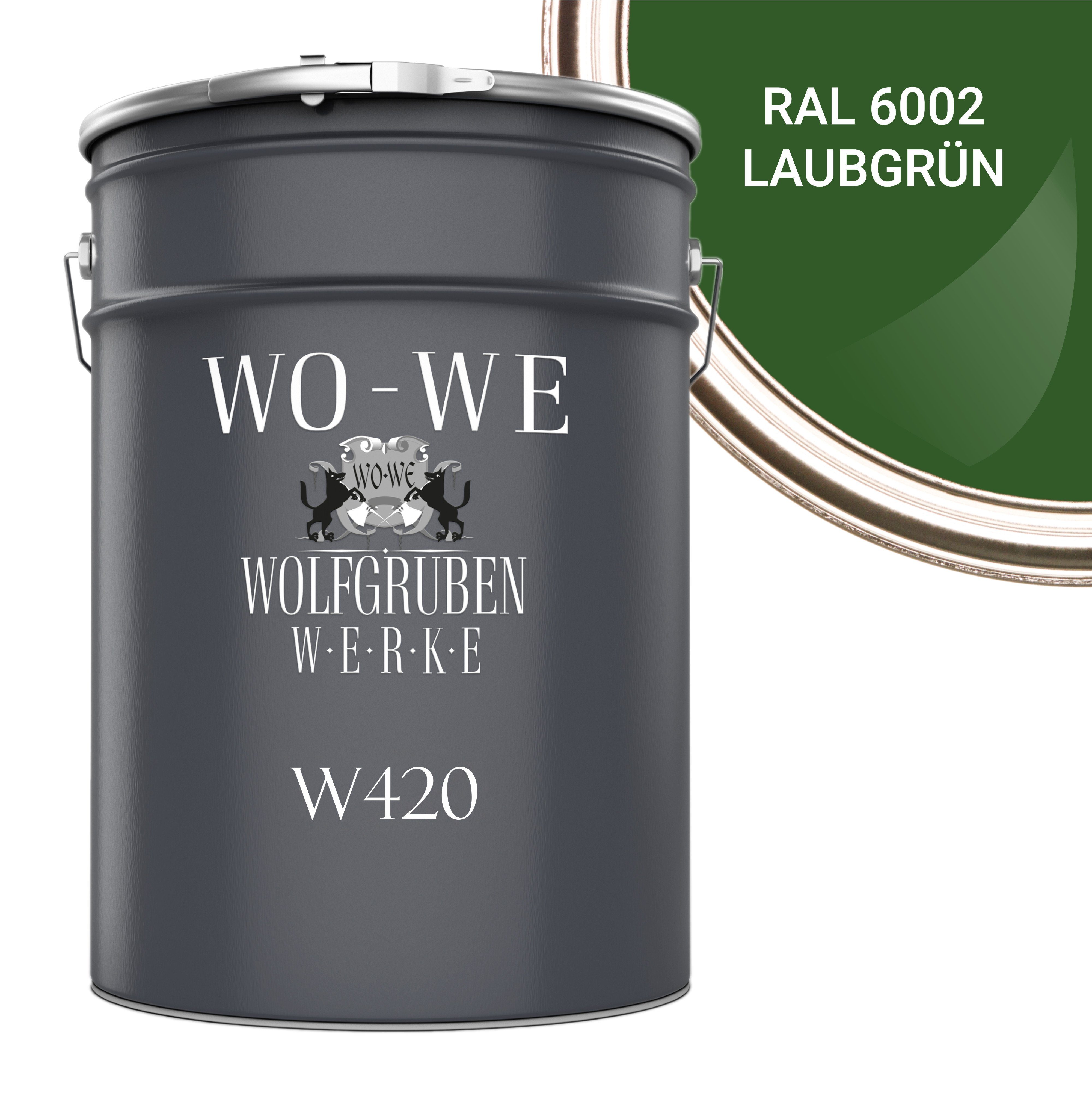 WO-WE Holzlack Holzfarbe Wetterschutzfarbe Holzanstrich W420, 1-10L ...