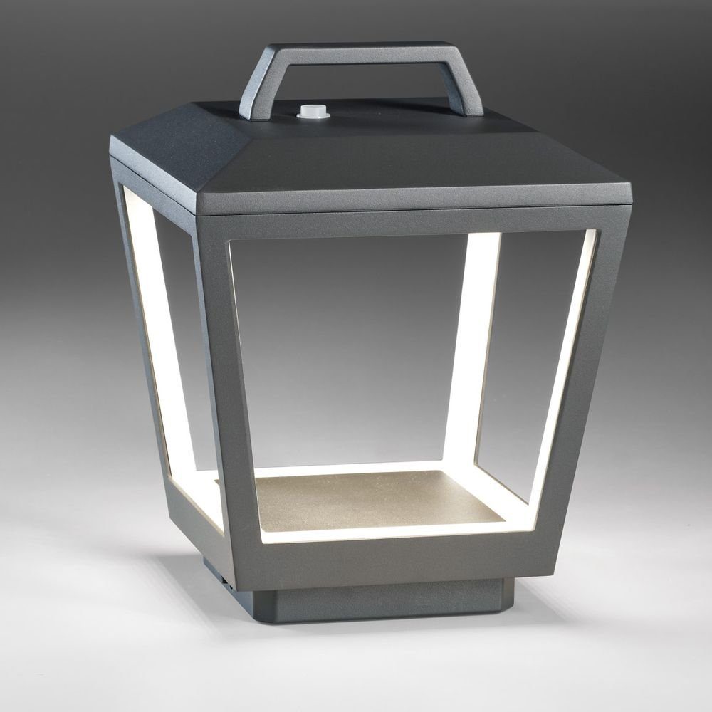 Click Licht Gartenleuchte Led Akkuleuchte Matrix In Anthrazit 10w 800lm