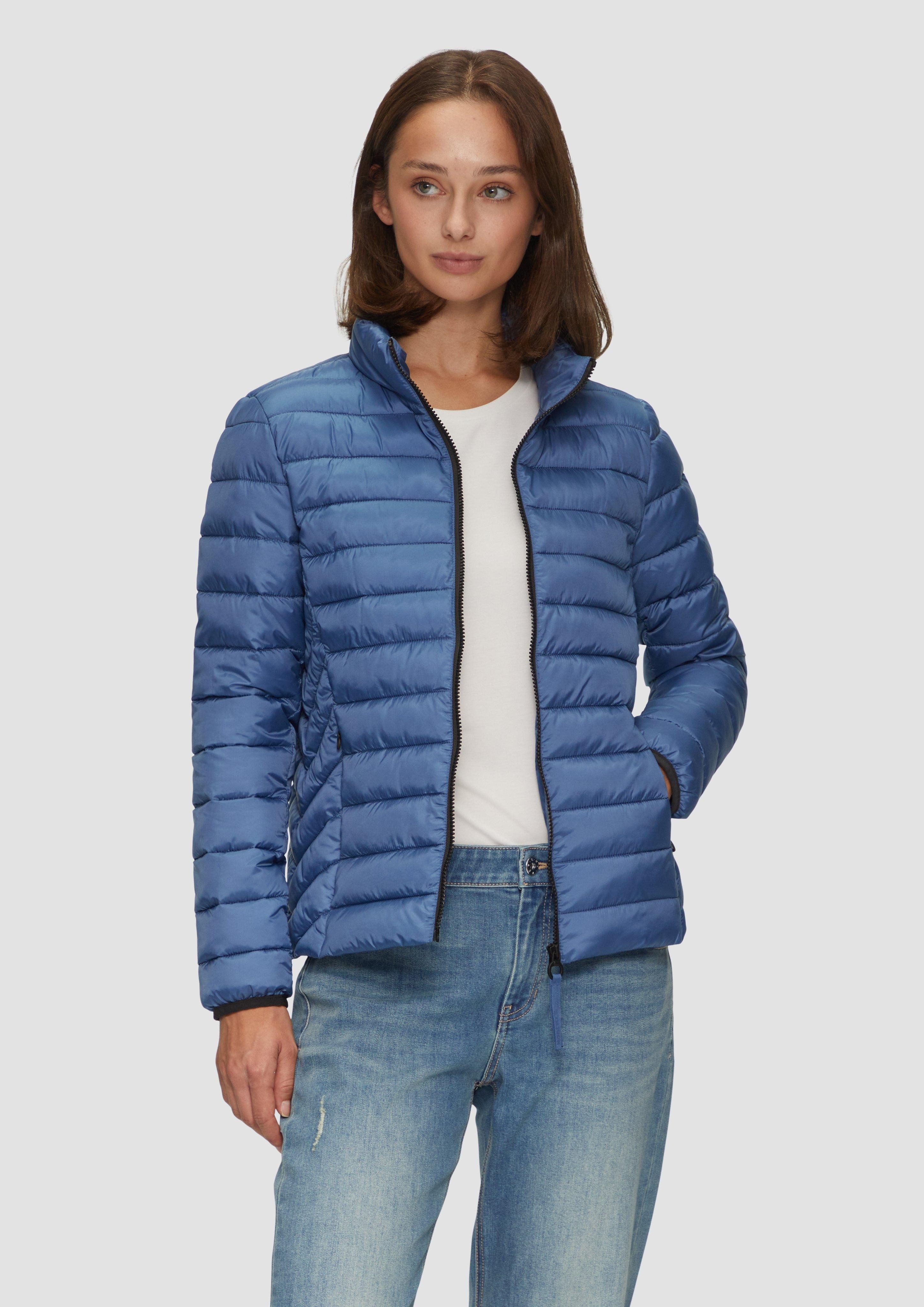 Soliver Funktionsjacke Leichte Jacke Mit Steppung Und Stehkragen Mit