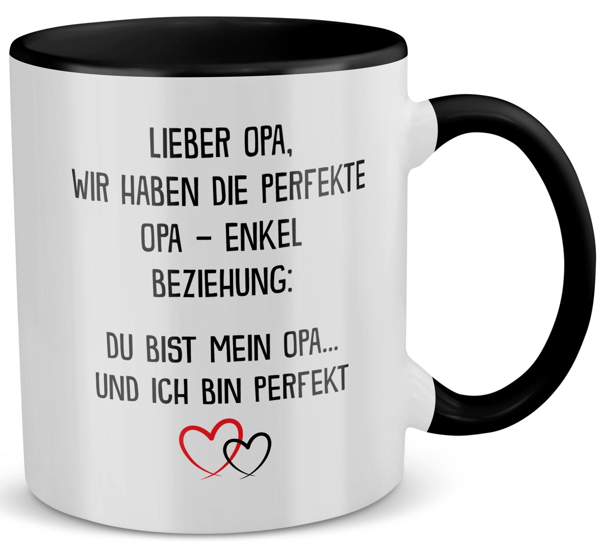 22Feels Tasse Opa Geschenk von Enkel Geburtstag Grossvater Kaffeetasse Männer Rente, Keramik ...
