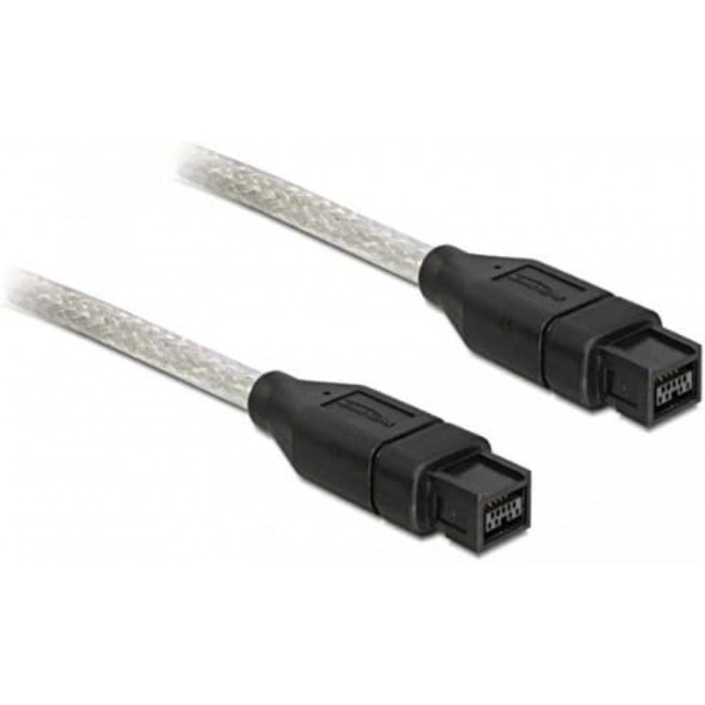 Delock Kabel FW800 - FireWire 9 Pin Stecker - schwarz Computer-Kabel ...