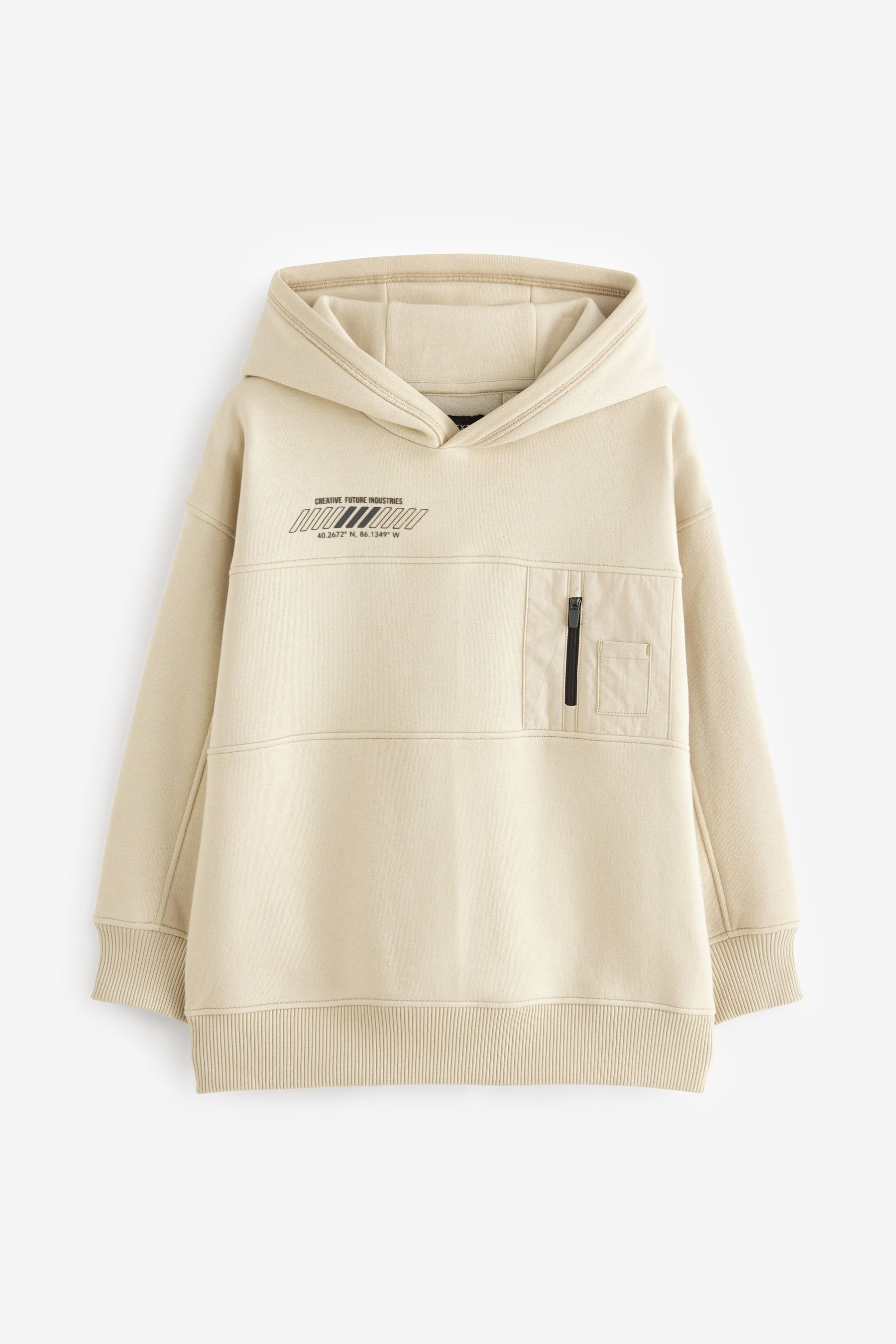 Next Kapuzensweatshirt Hoodie Im Utiltiy Stil 1 Tlg