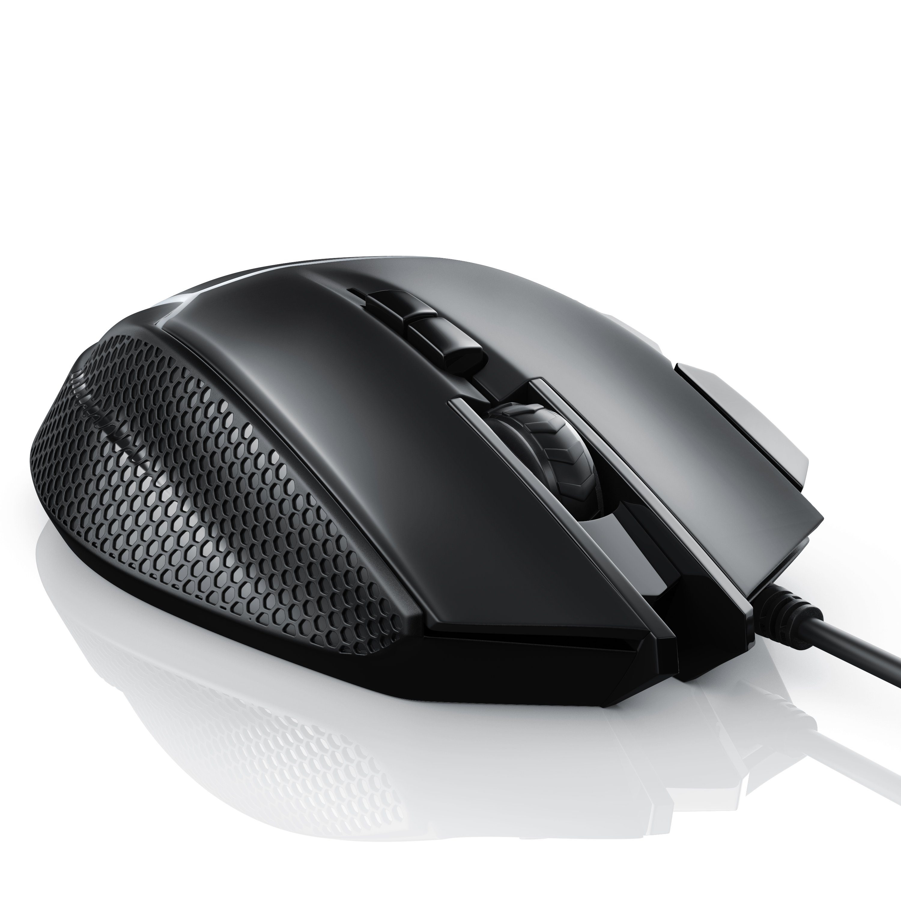 CSL Gaming-Maus (kabelgebunden, 500 dpi, ergonomisch, 3200 dpi ...