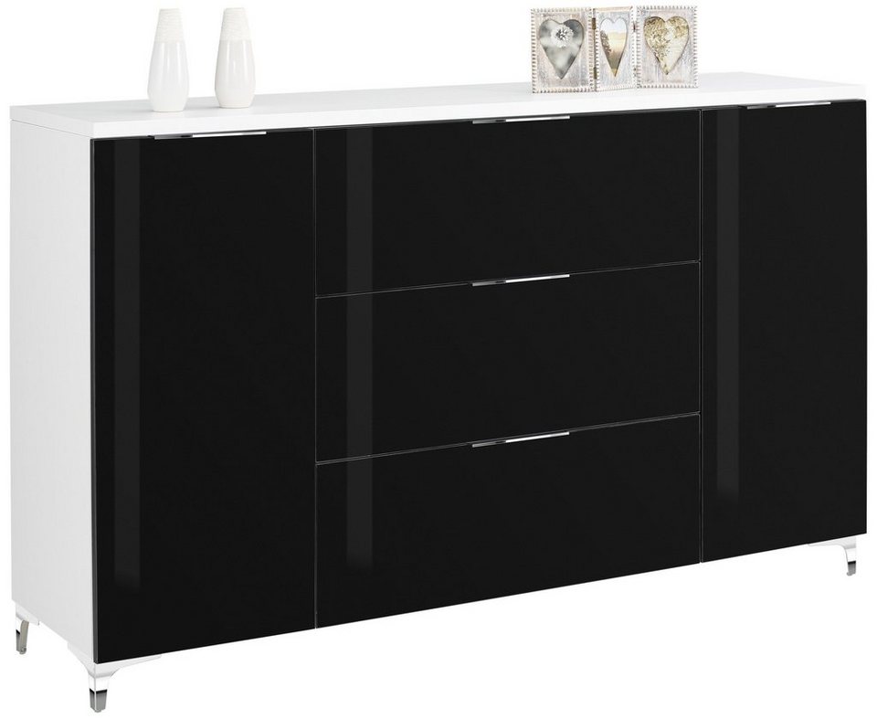 Möbelando Sideboard 20453442 Bxhxt 180x111x46 Cm In Weiß Matt