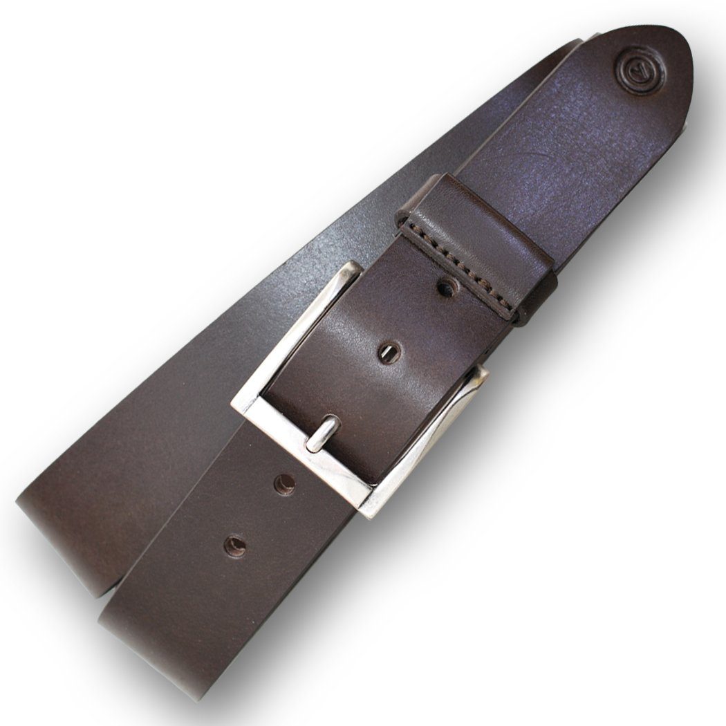 VITTOZZI Ledergürtel 898-BU-40