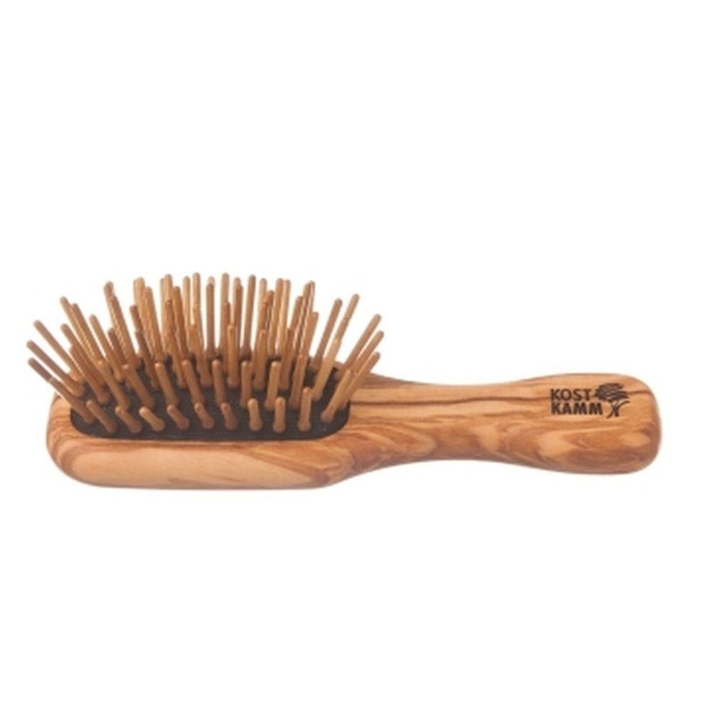 Kost Kamm Haarbürste Mini Holzbürste Holznoppen, Stk, Naturprodukt