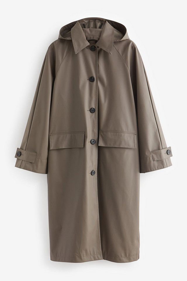 Next Kurzmantel Gummierter Trenchcoat 1 Tlg