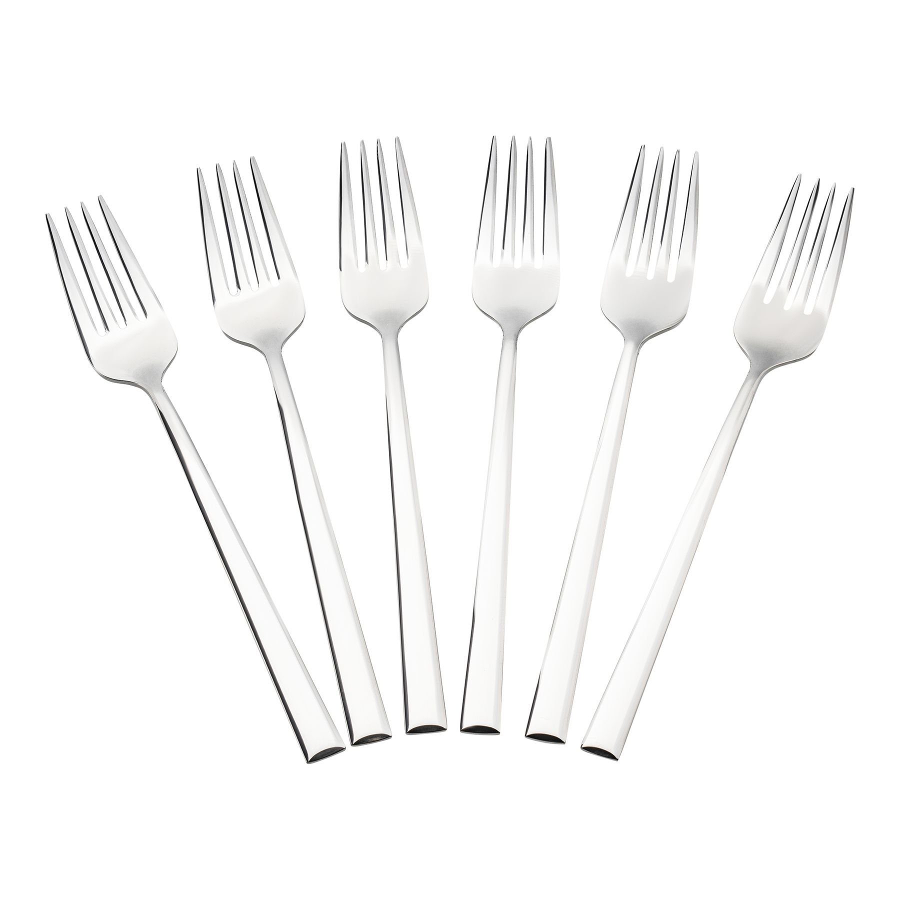 Asphald Besteck Set Invicta Design 6er Set Menügabel 1810 Edelstahl 6
