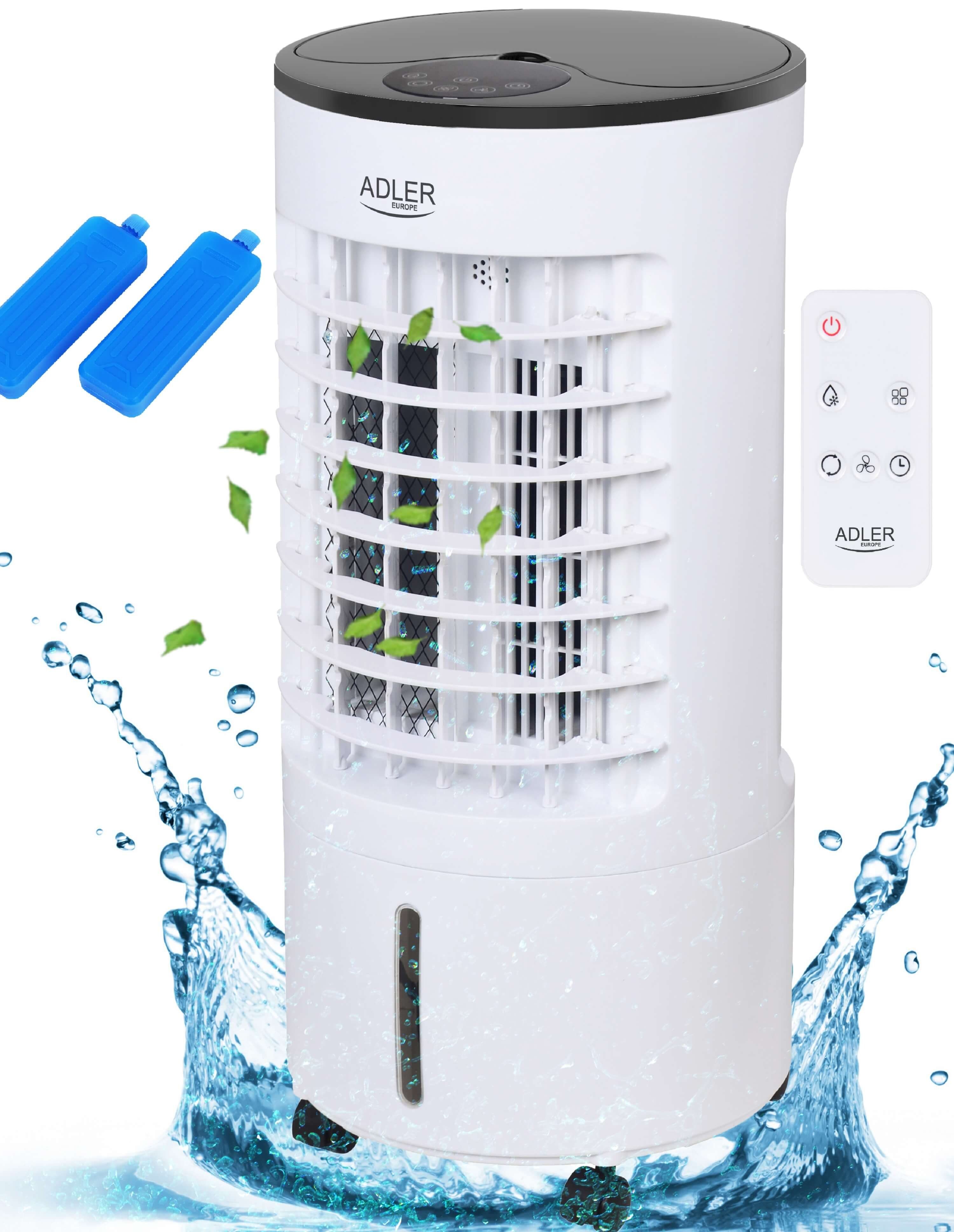 Adler Ventilatorkombigerät Aircooler Ad 7921 Oszillierend 55 Liter