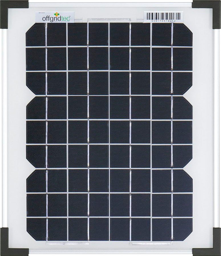 Offgridtec Solarmodul 10w Mono 12v Solarpanel 10 W Monokristallin