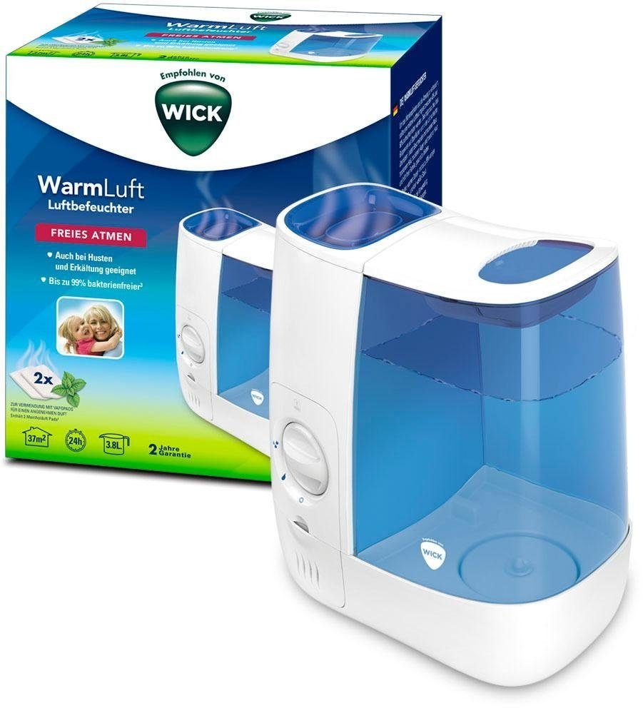Wick Luftbefeuchter Wh845 Warmluft Befeuchter 38 L Wassertank Bis Zu