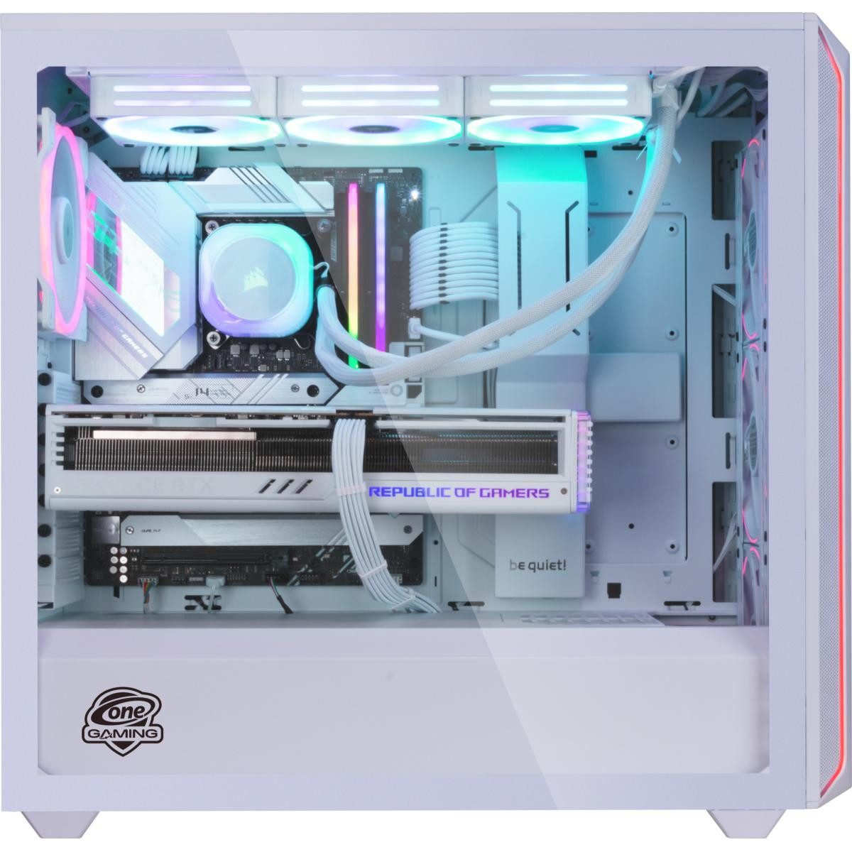 ONE GAMING High End PC White Edition IN116 Gaming-PC (Intel Core i7 ...