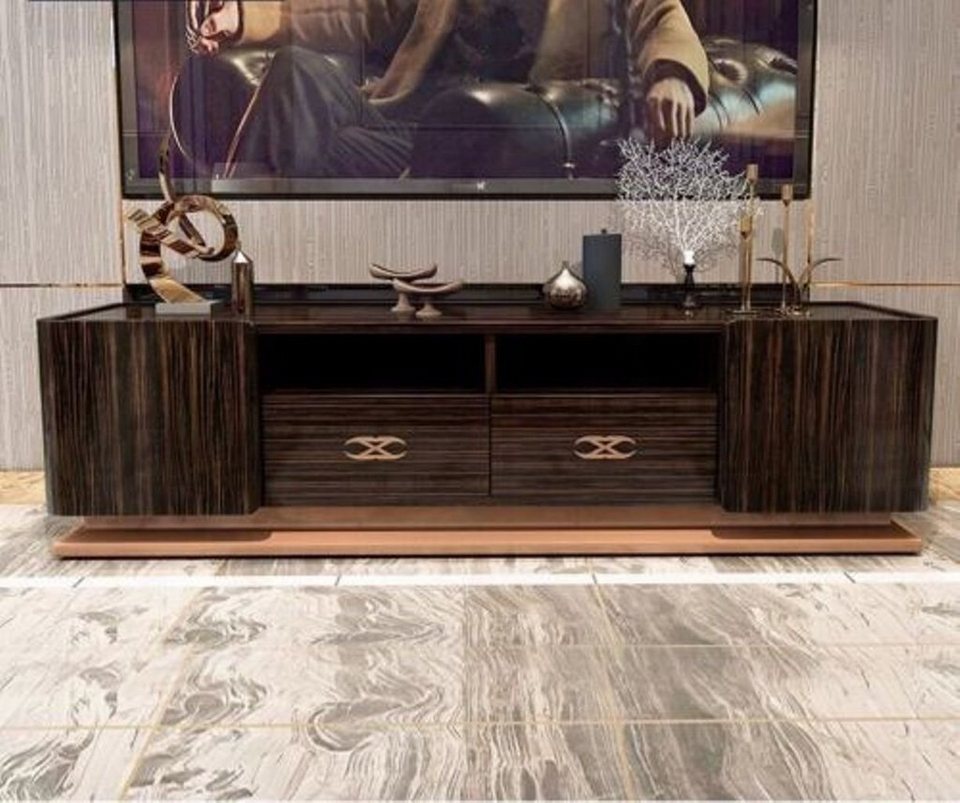 Jvmoebel Lowboard Rtv Design Sideboard Fernseh Wand Hochglanz Low