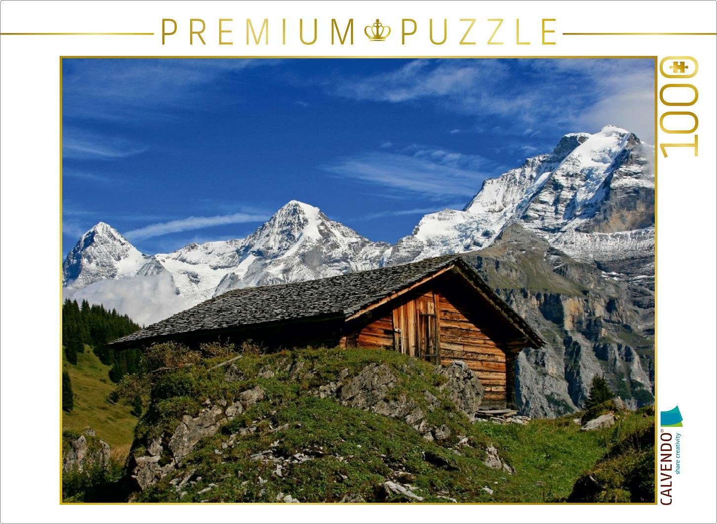 CALVENDO Puzzle CALVENDO Puzzle Eiger, Mönch und Jungfrau 1000 Teile Lege-Größe 64 x 48 cm Foto ...